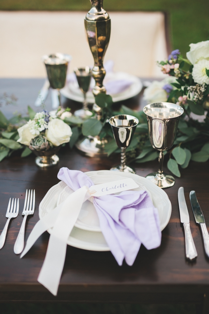 Romantic Lavender Wedding Inspiration Glamour And Grace