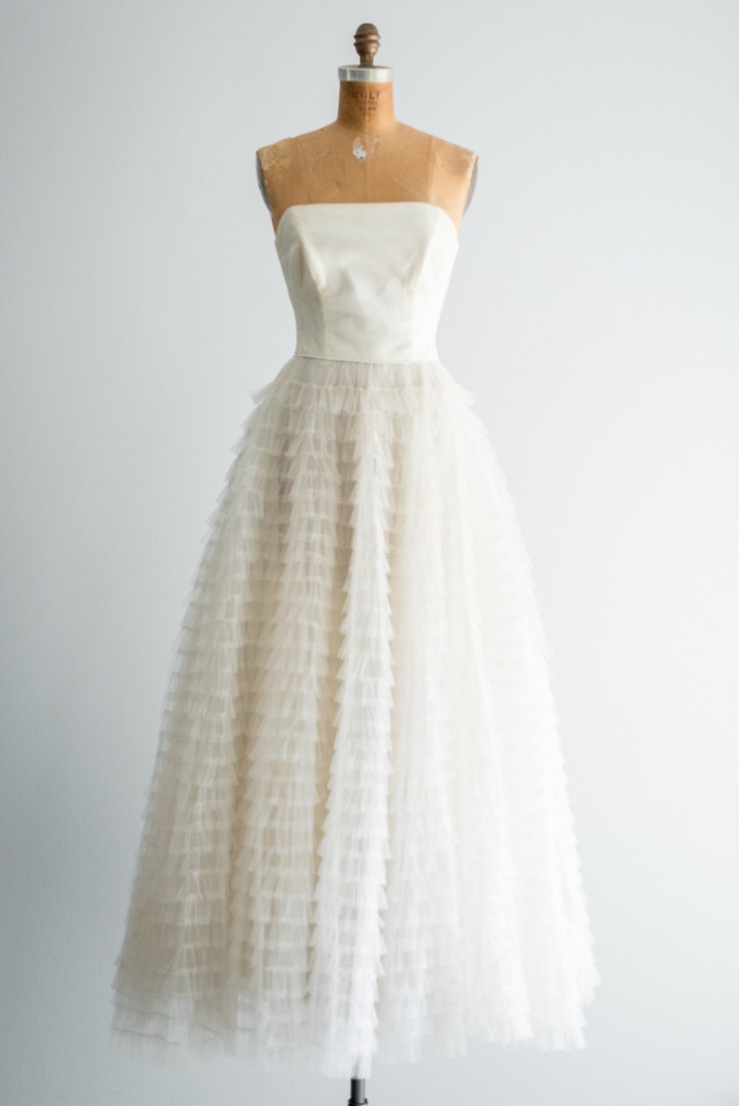 1950's Vintage Wedding Dresses | Glamour & Grace